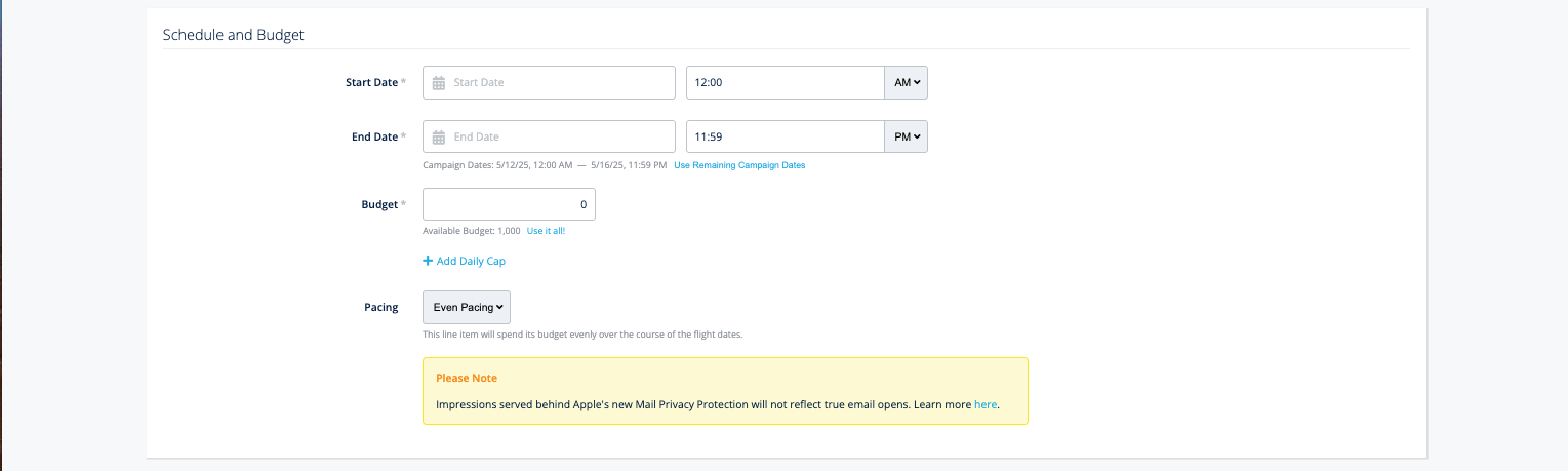 Setting Up a Non-Guaranteed Direct-Sold/House Campaign